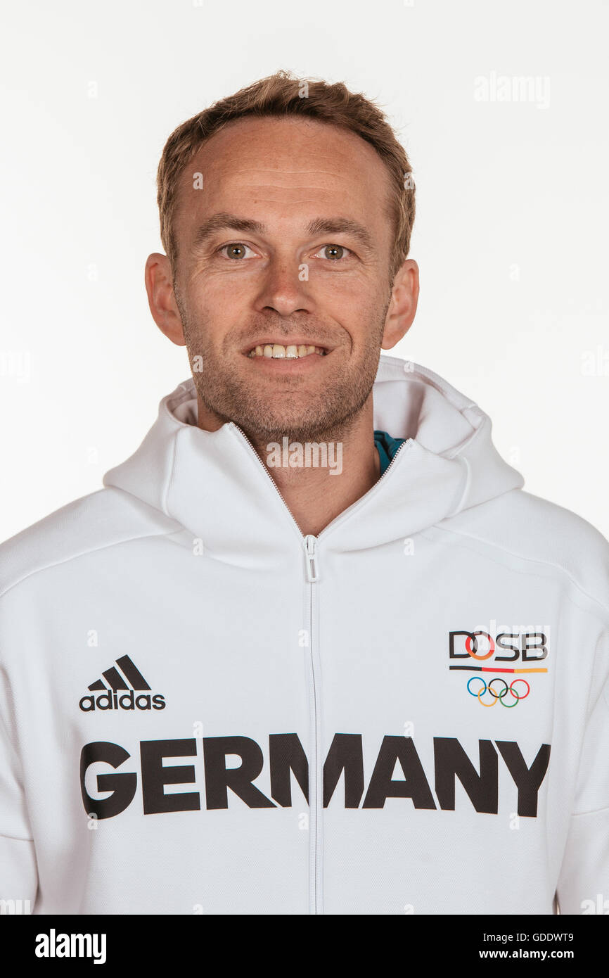 Hannover, Germany. 14th July, 2016. Patrick Pfingsten poses at a ...