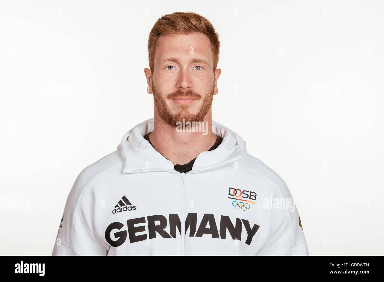 Hannover, Germany. 14th July, 2016. Christoph Harting poses at a ...