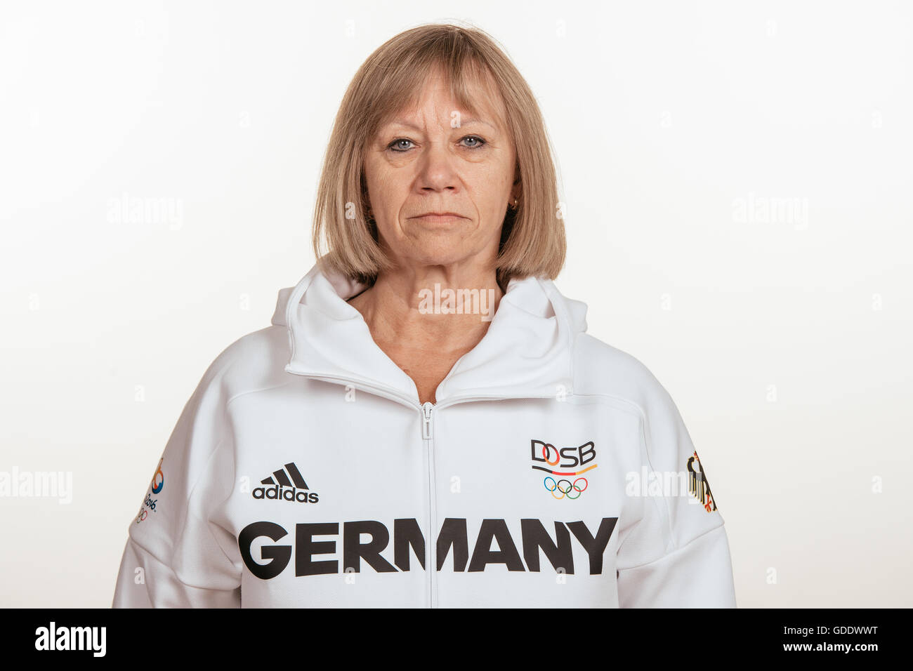 Hannover, Germany. 15th July, 2016. Natalia Raskina poses at a ...