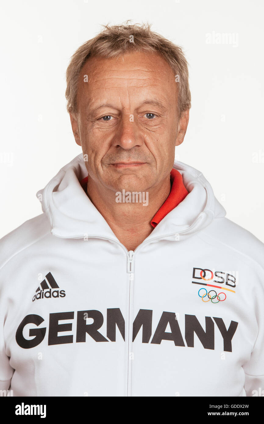 Hannover, Germany. 15th July, 2016. Andreas Höppner poses at a ...