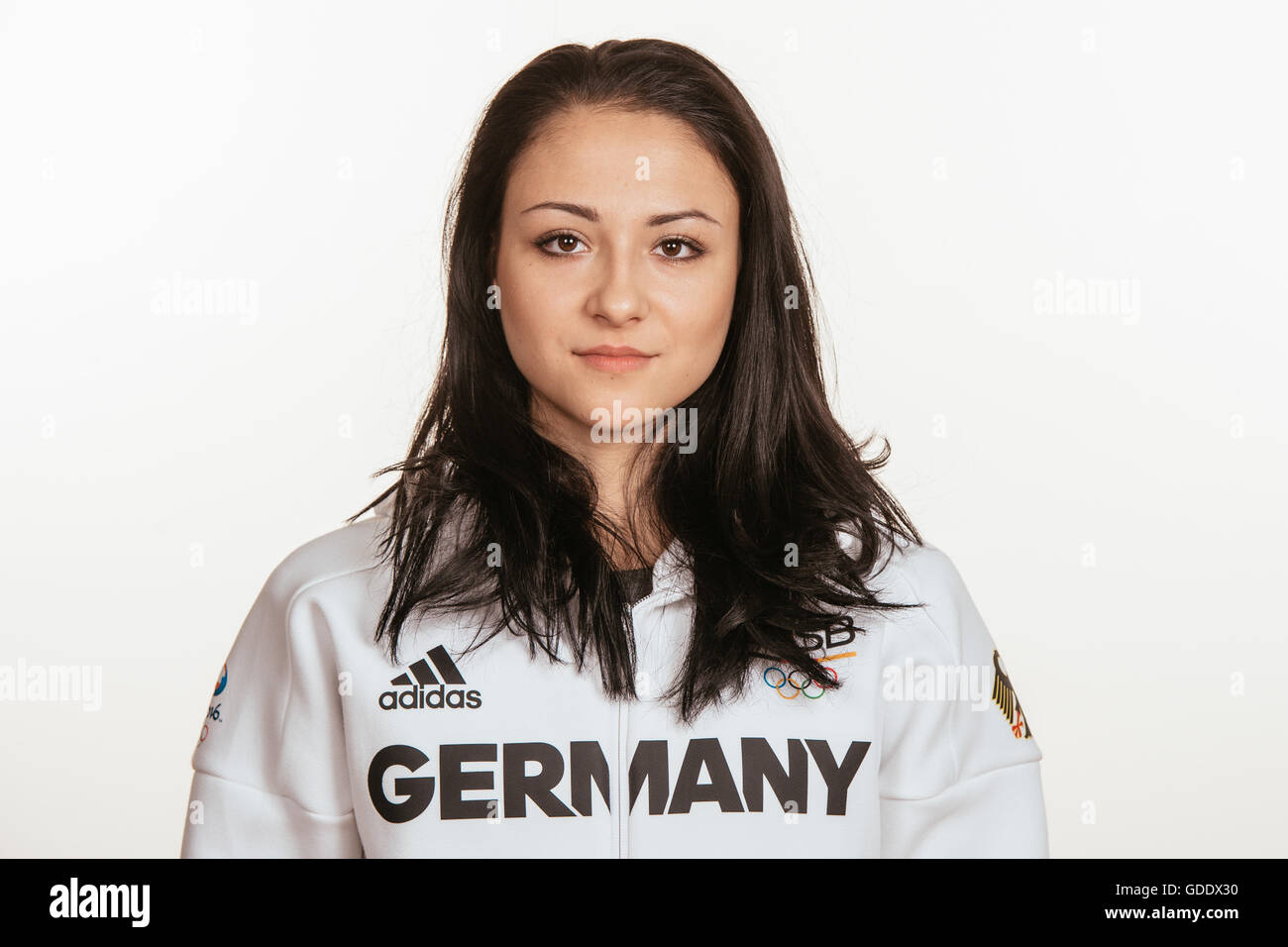 Hannover, Germany. 15th July, 2016. Jana Berezko- Marggrander poses at ...