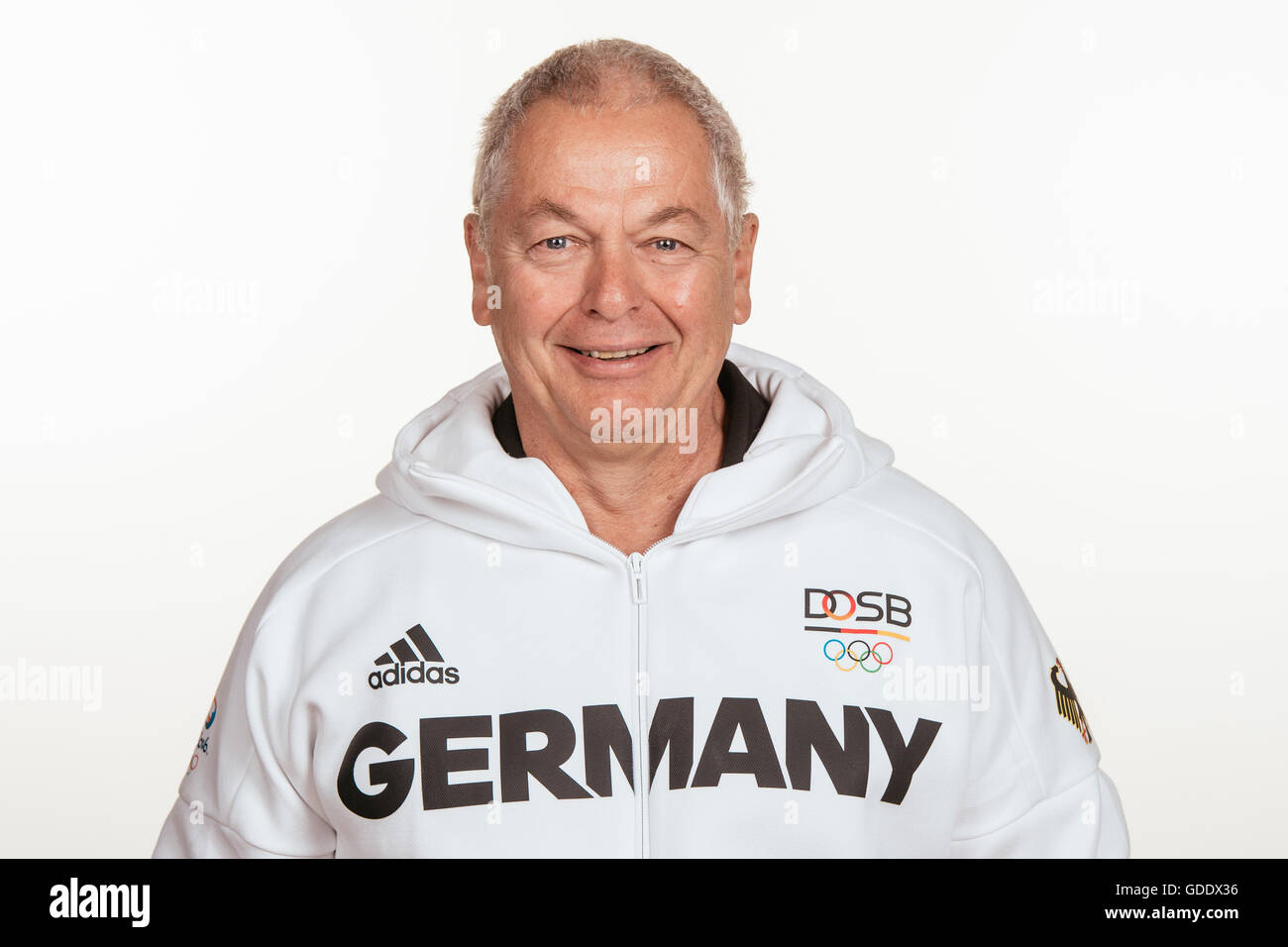 Hannover, Germany. 14th July, 2016. Michael Deyle poses at a photocall ...