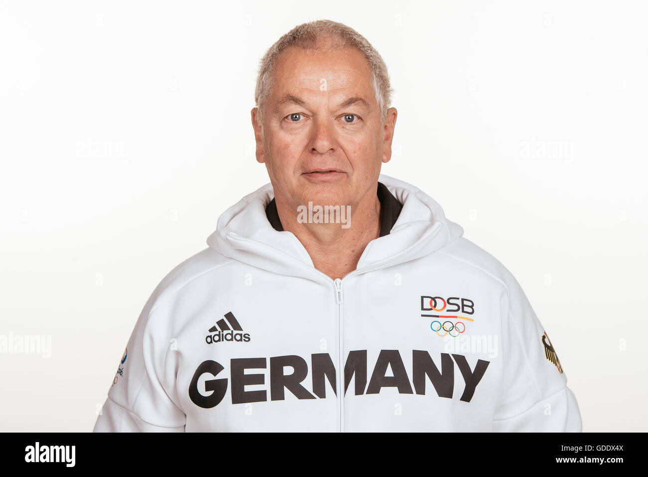 Hannover, Germany. 14th July, 2016. Michael Deyle poses at a photocall ...
