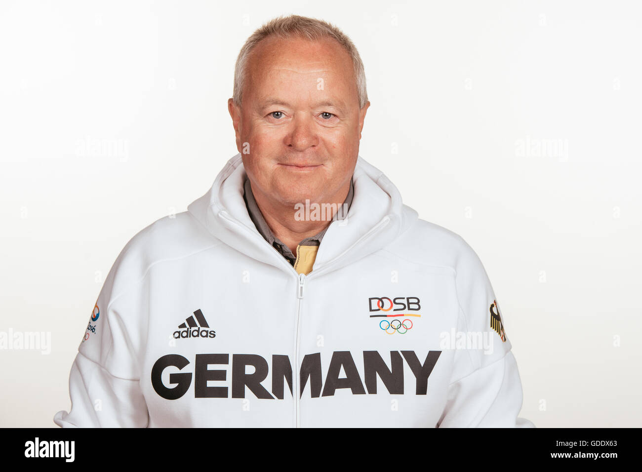 Hannover, Germany. 14th July, 2016. Axel Krämer poses at a photocall ...