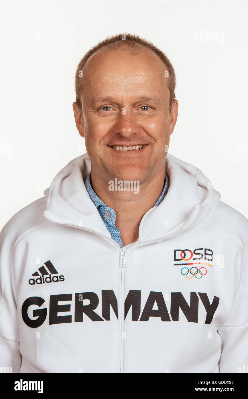 Hannover, Germany. 15th July, 2016. Dr. Ingo Tusk poses at a photocall ...
