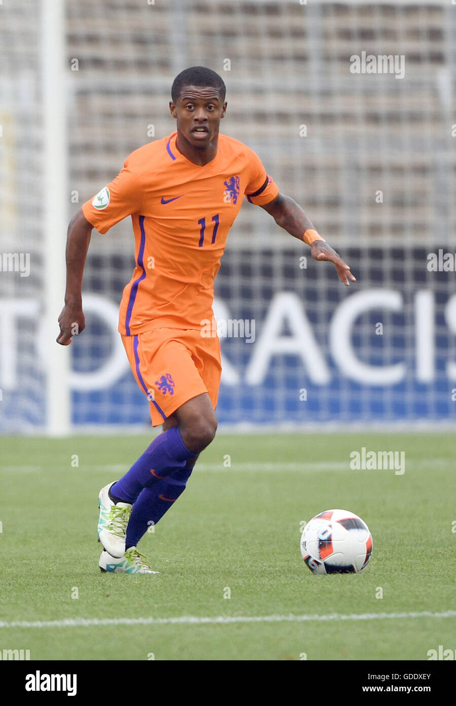 Ulm, Germany. 15th July, 2016. The Netherland's Kenneth Paal in action ...