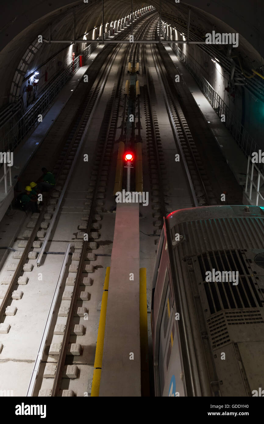 Metro Delivery Antero de Quental Station, Line 4, in Leblon Stock Photo ...