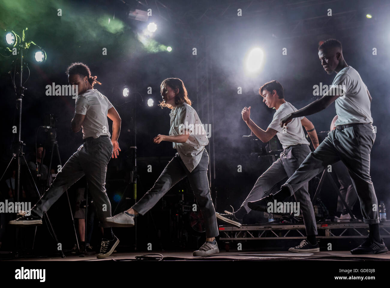 Henham Park, Suffolk, UK. 15th July, 2016. Christine and the Queens ...