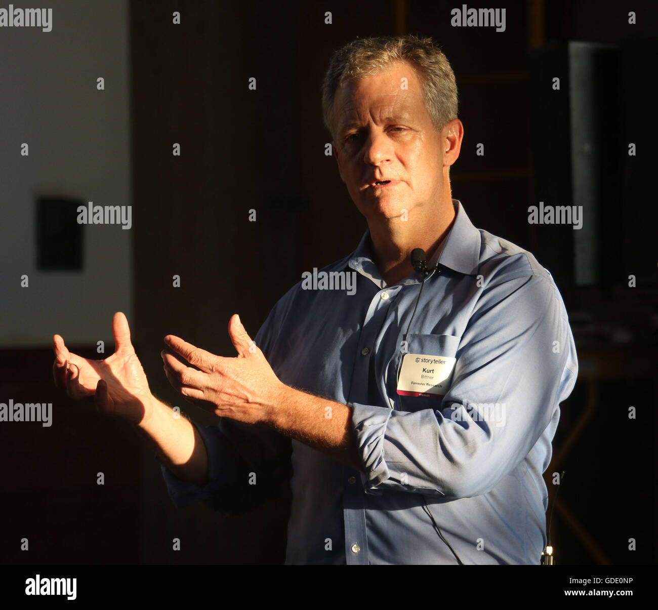 New York, New York, USA. 14th July, 2016. Analyst KURT BITTNER from ...