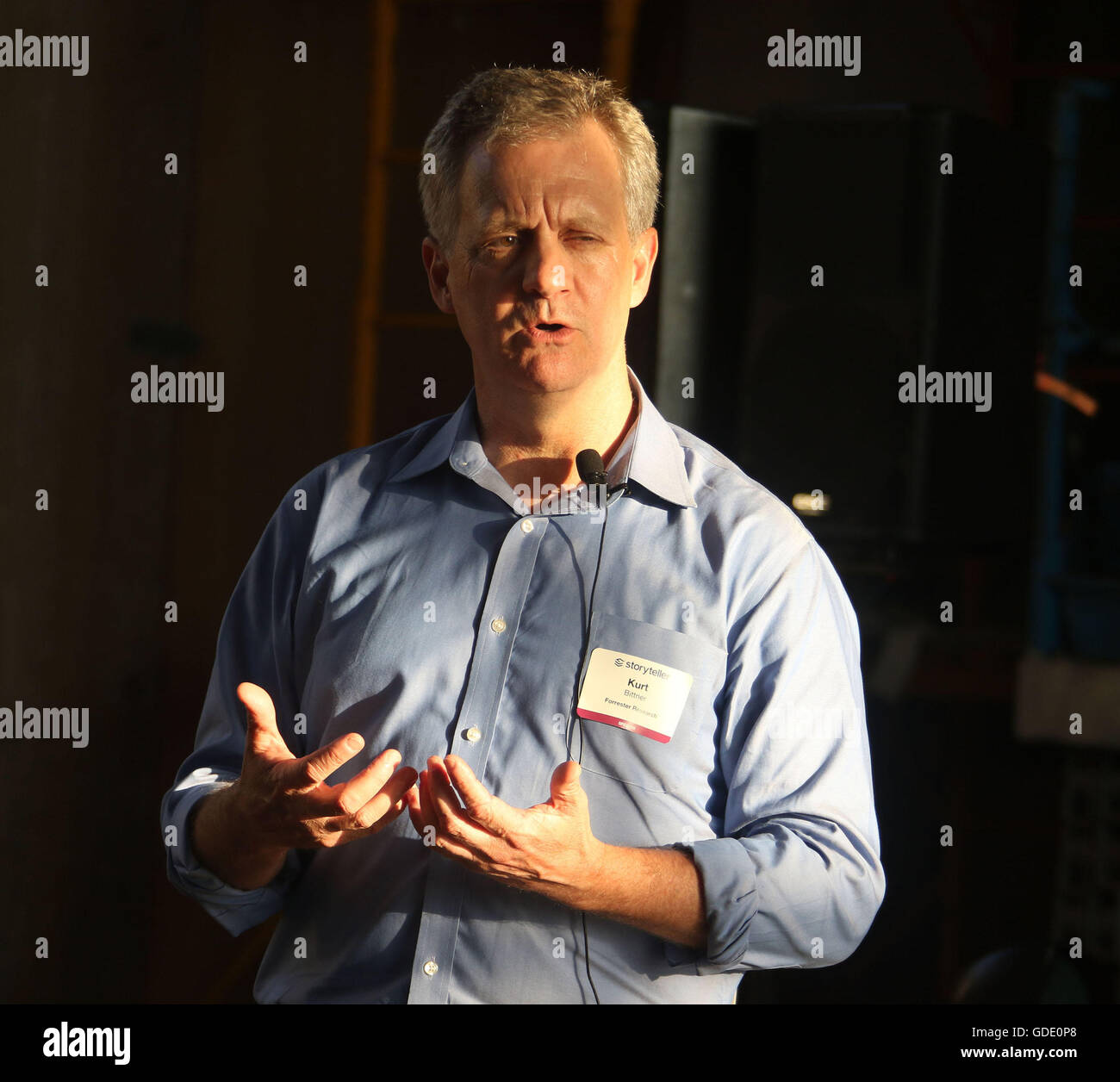 New York, New York, USA. 14th July, 2016. Analyst KURT BITTNER from ...