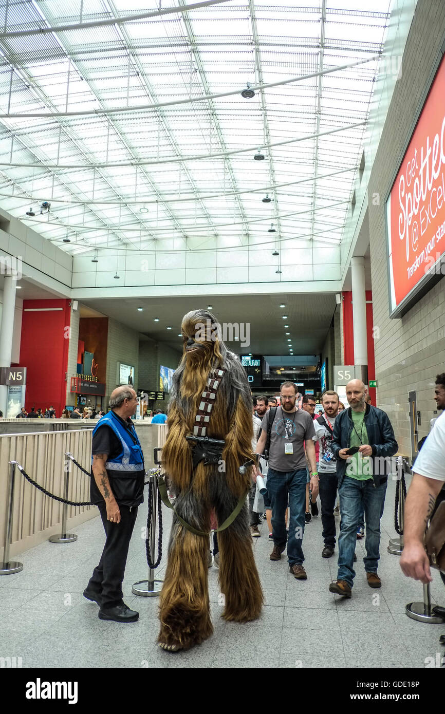 London, UK. 15th July, 2016.Star Wars Celebration Event held at Excel ...