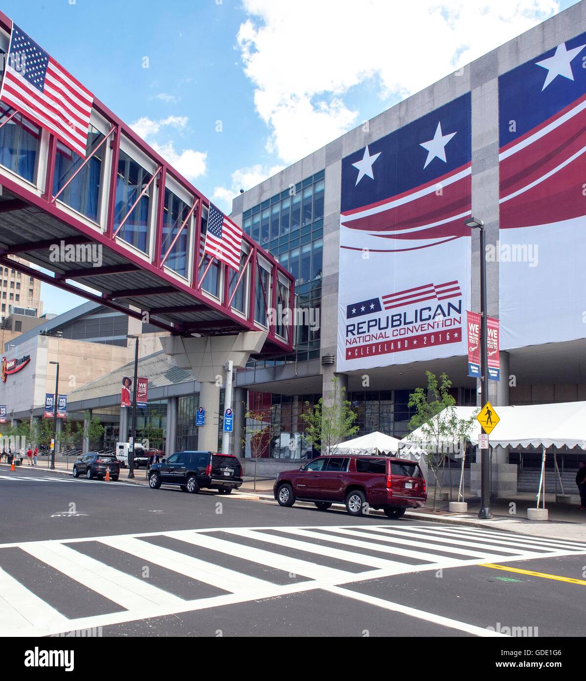 Cleveland, Ohio, USA. 15th July, 2016. View of a portion of the Quicken ...