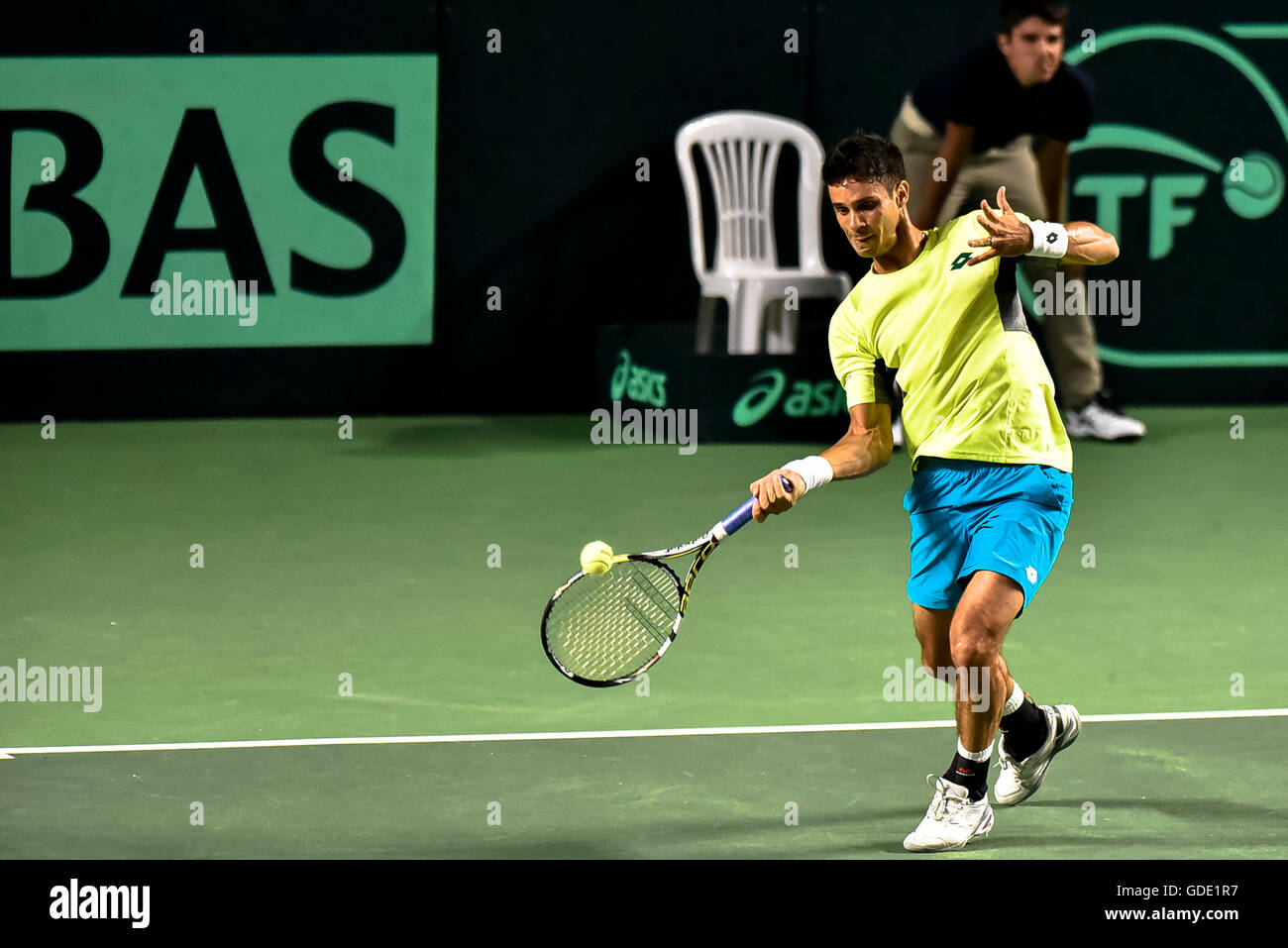 Rogerio Dutra player of the Brazilian team during BRAZIL X ECUADOR ...