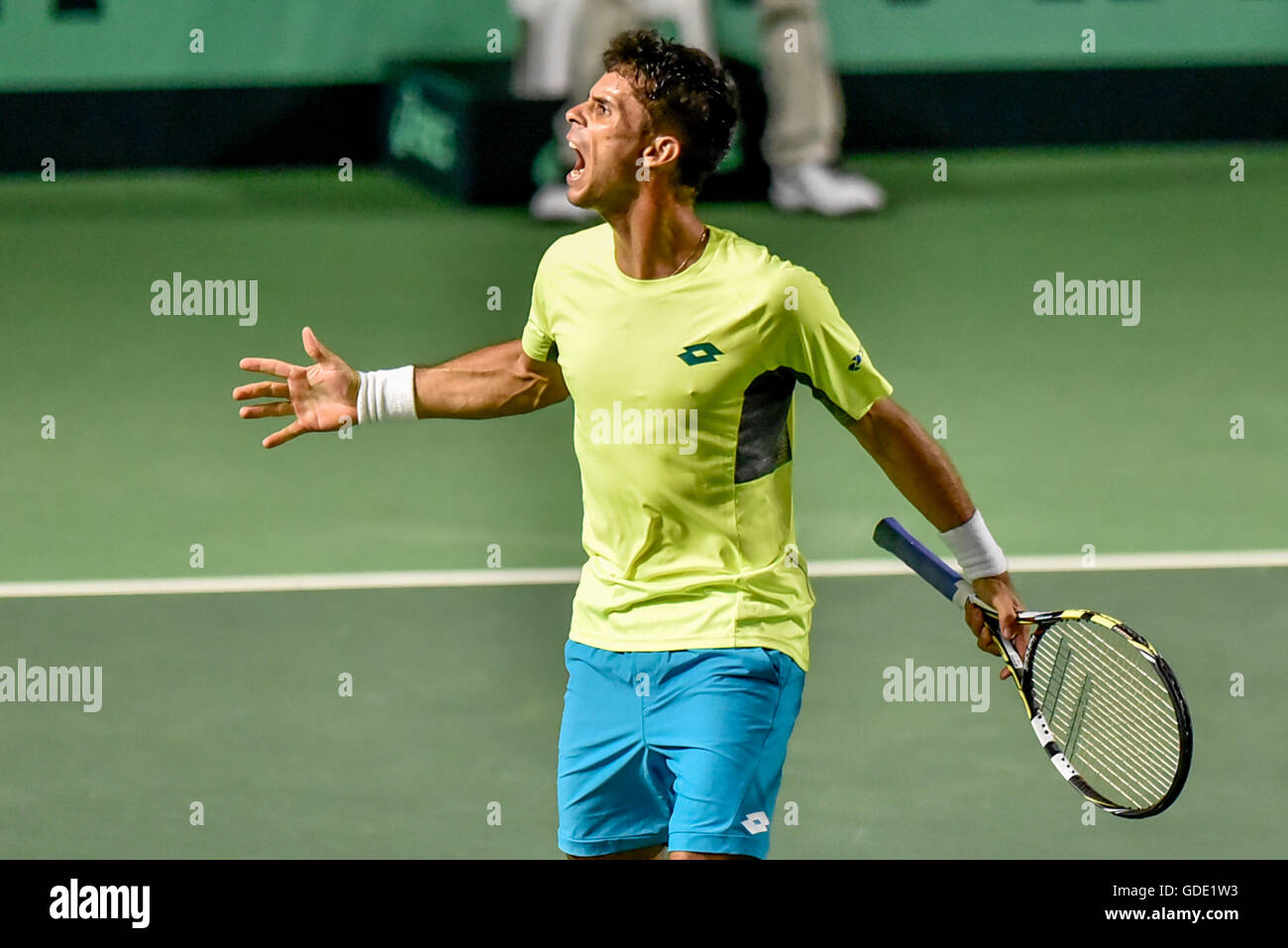 Rogerio Dutra player of the Brazilian team during BRAZIL X ECUADOR ...