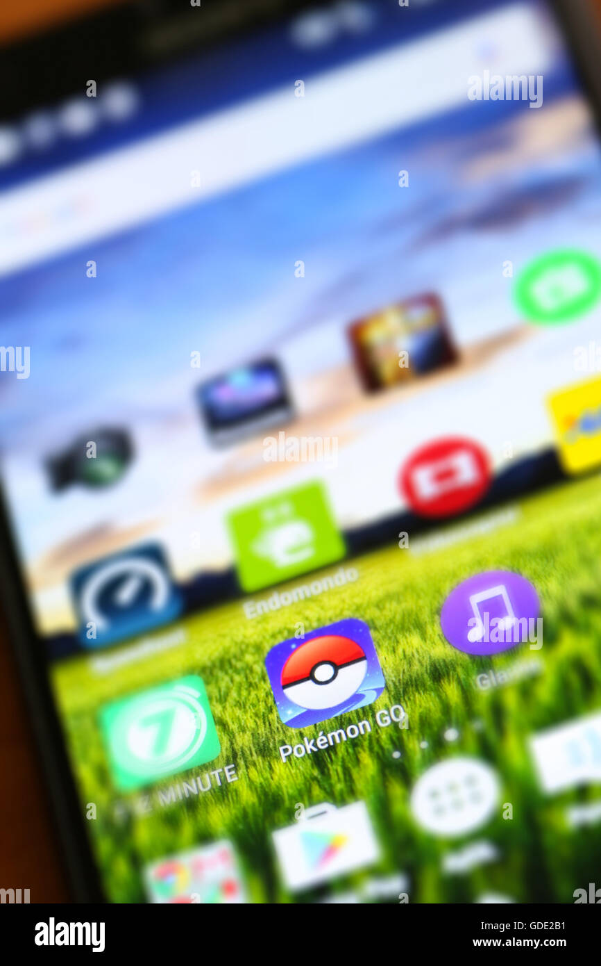 Velika Gorica, Croatia. 15th July, 2016. : Macro close up image of ...