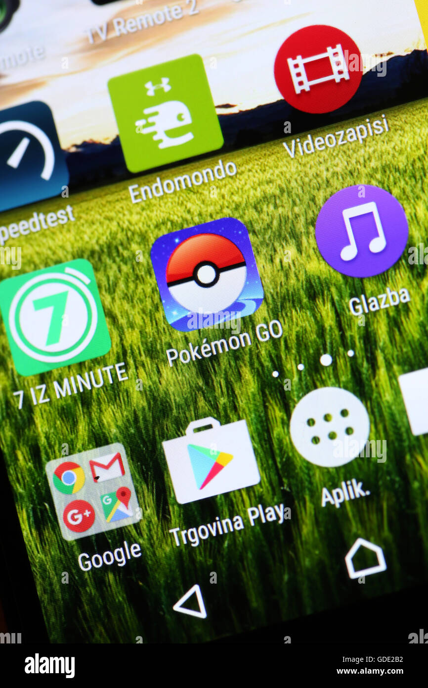 Pokemon go app logo hi-res stock photography and images - Alamy