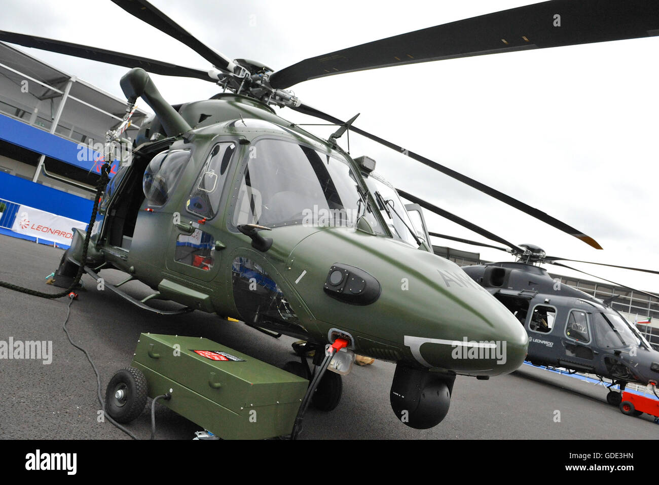 Farnborough, UK. 15th July, 2016. A Finmeccanica AW149 medium category ...