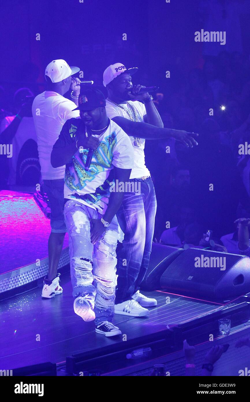 Las Vegas, NV, USA. 15th July, 2016. Tony Yayo, Young Buck, 50 Cent of ...