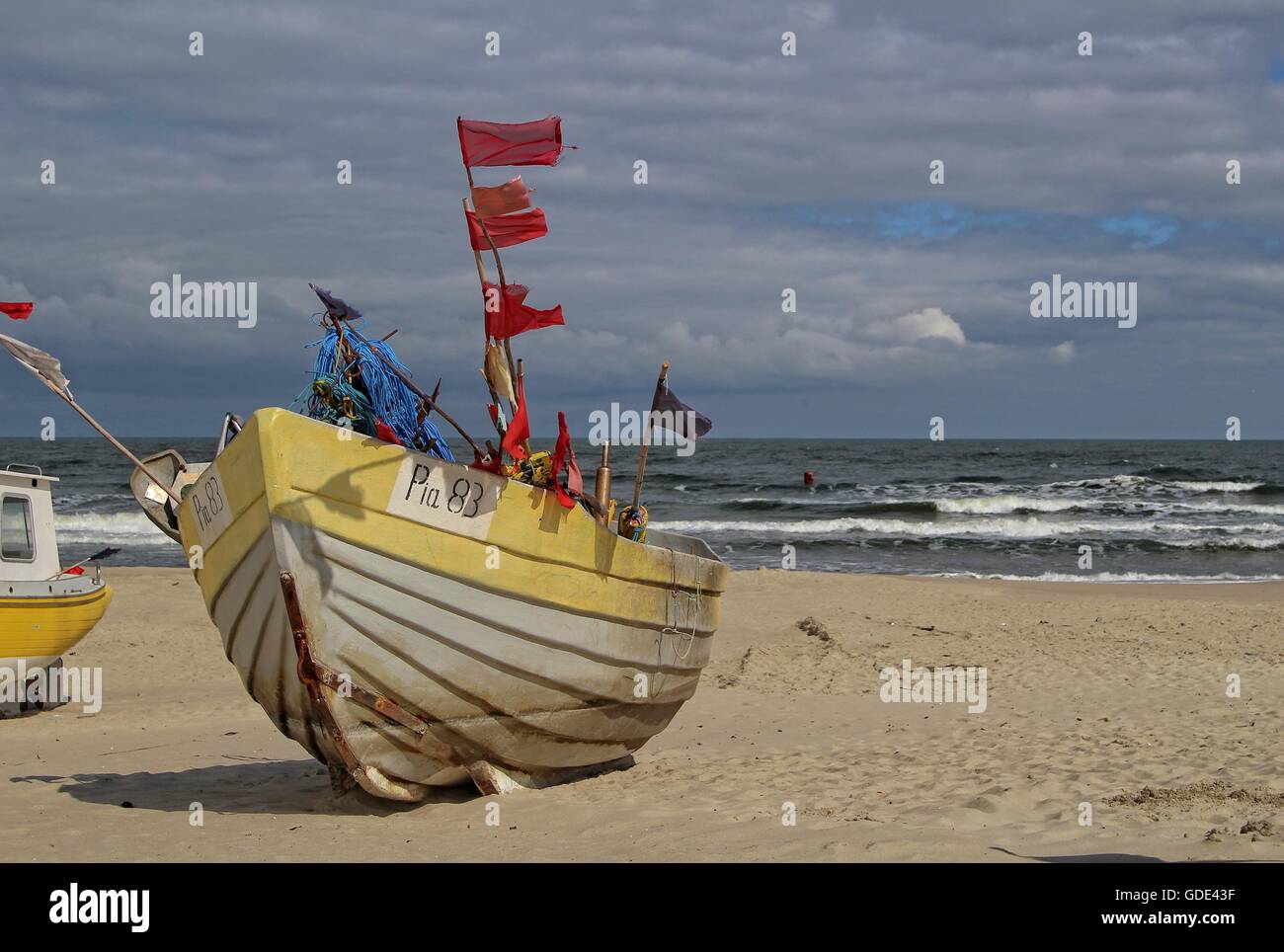 Piaski, Poland 16th, July 2016 Polish fishermen want to close the ...