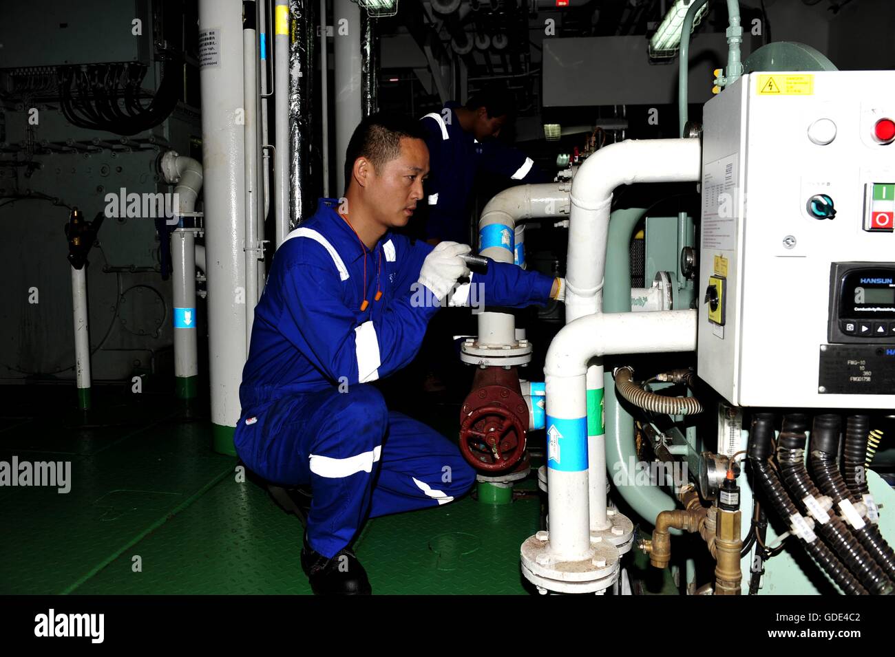 The engine room of the ship hi-res stock photography and images - Alamy