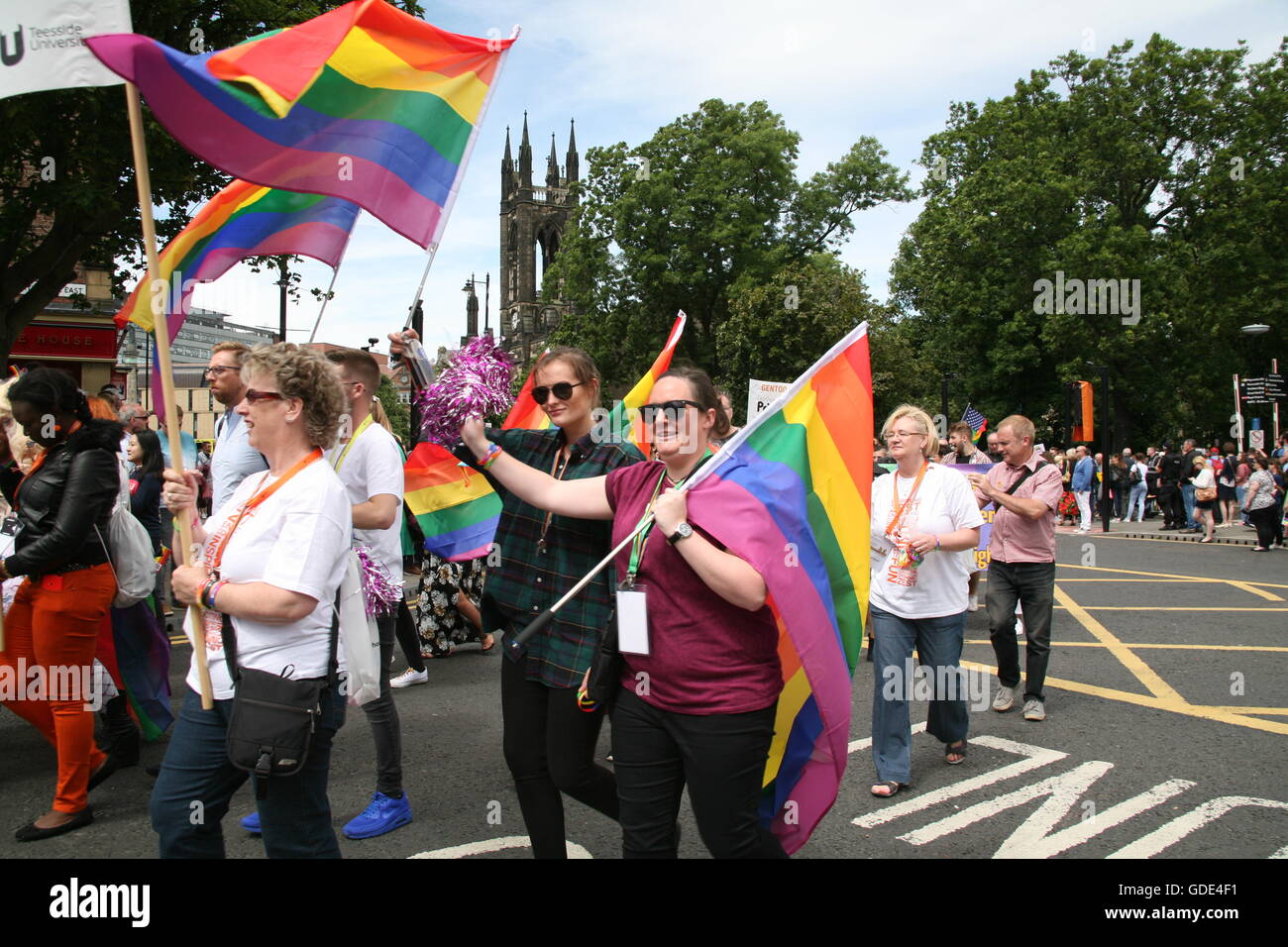 Newcastle pride gay hi-res stock photography and images - Alamy