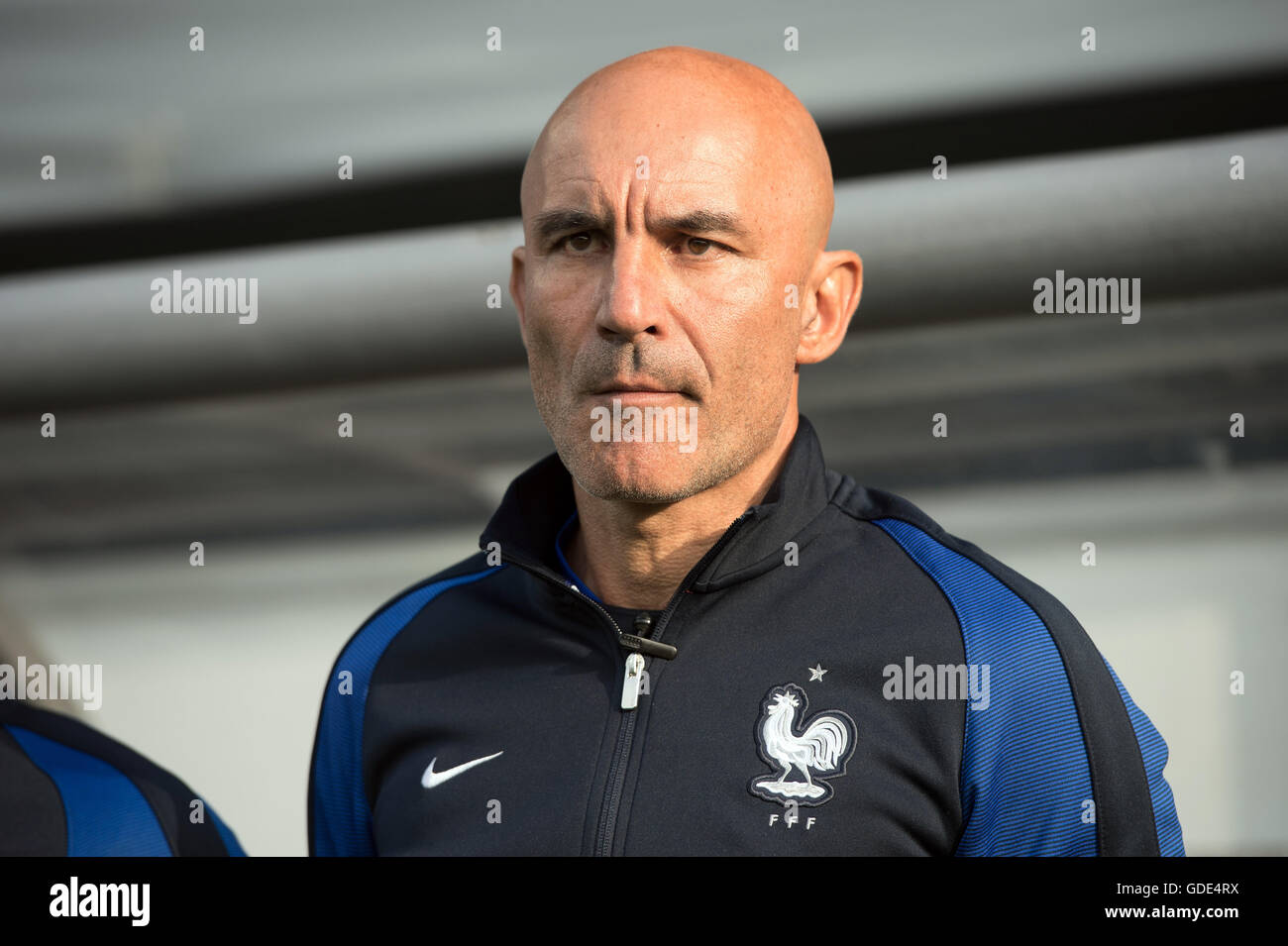 Aalen, Germany. 15th July, 2016. France coach Ludovic Batelli pictured ...