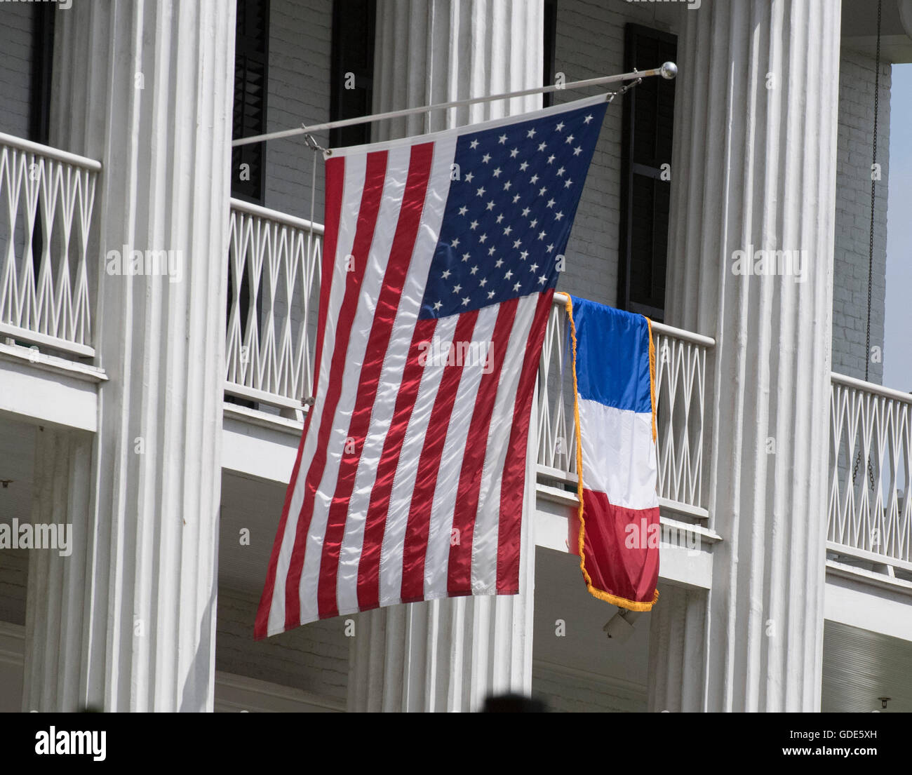French flag flies over Texas Governor's Mansion in memory of victims of ...