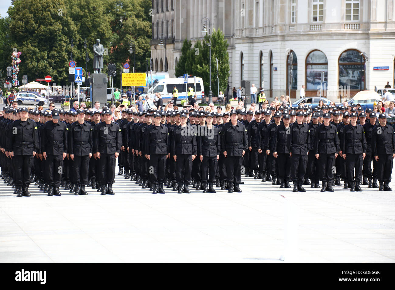 Poland: Police Celebration Day Stock Photo - Alamy