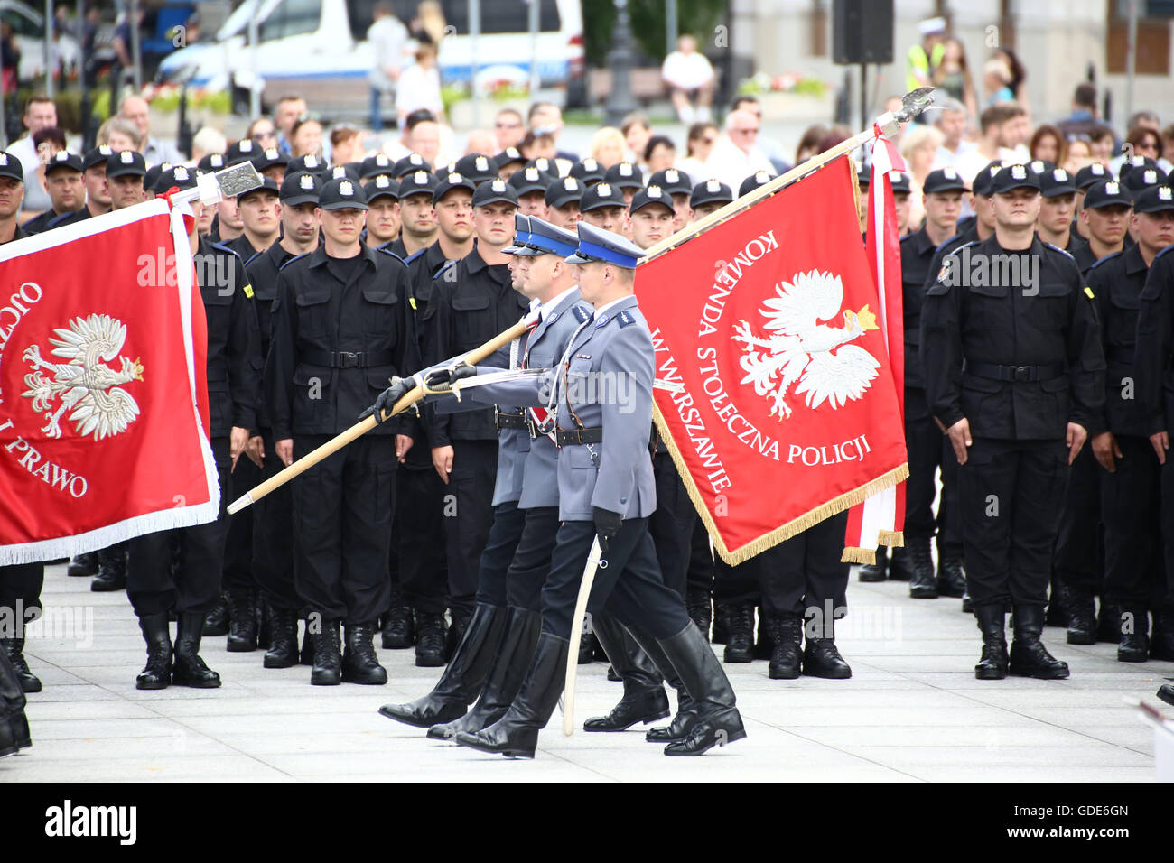 Poland: Police Celebration Day Stock Photo - Alamy