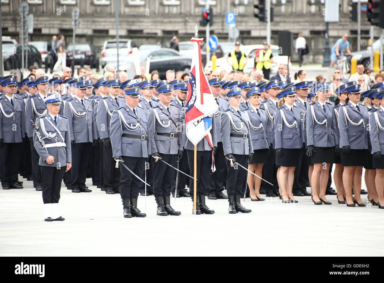 Poland: Police Celebration Day Stock Photo - Alamy