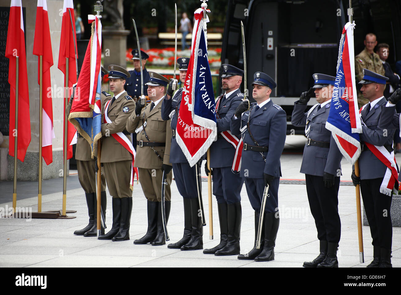 Poland: Police Celebration Day Stock Photo - Alamy