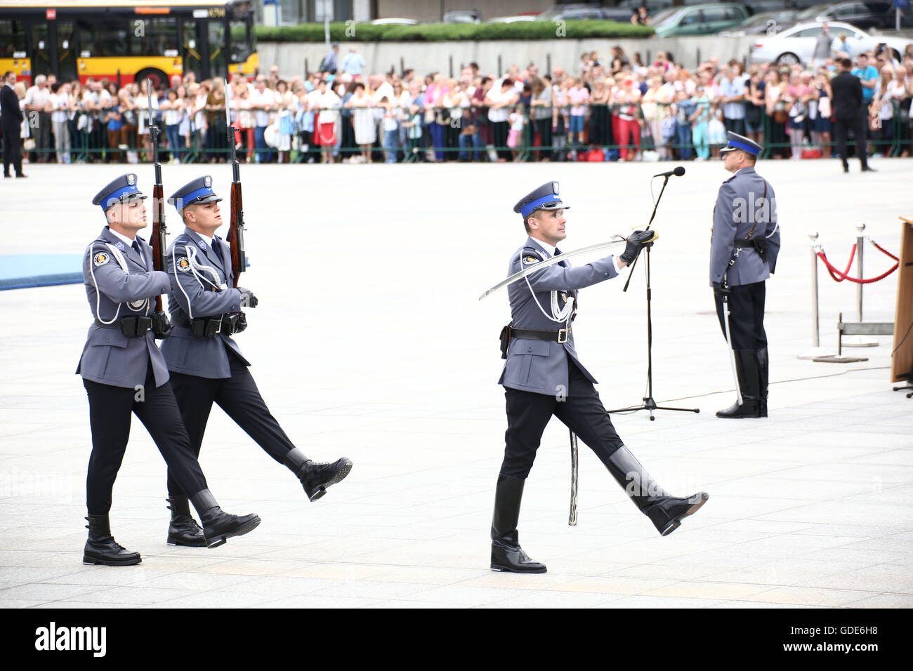 Poland: Police Celebration Day Stock Photo - Alamy