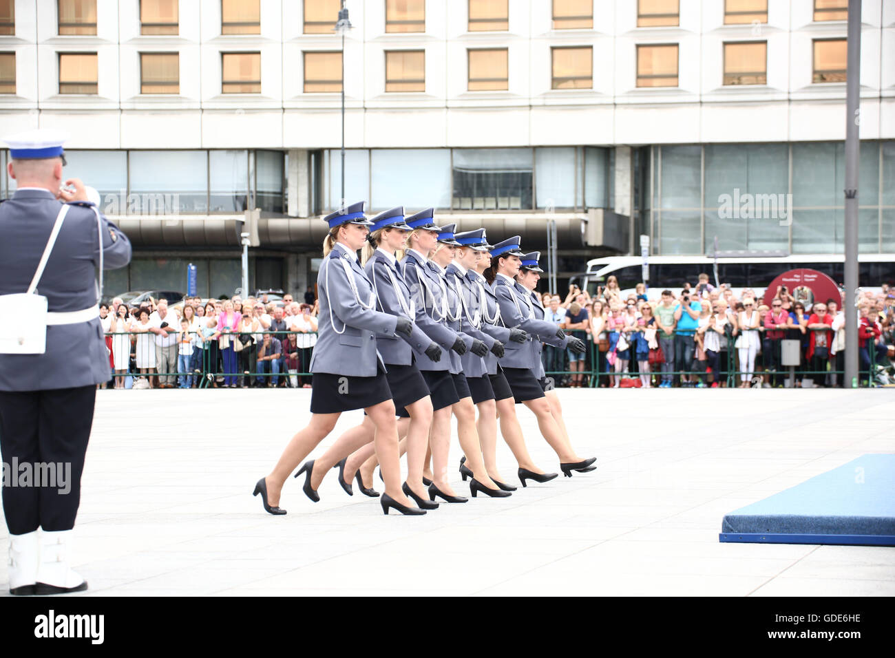 Poland: Police Celebration Day Stock Photo - Alamy