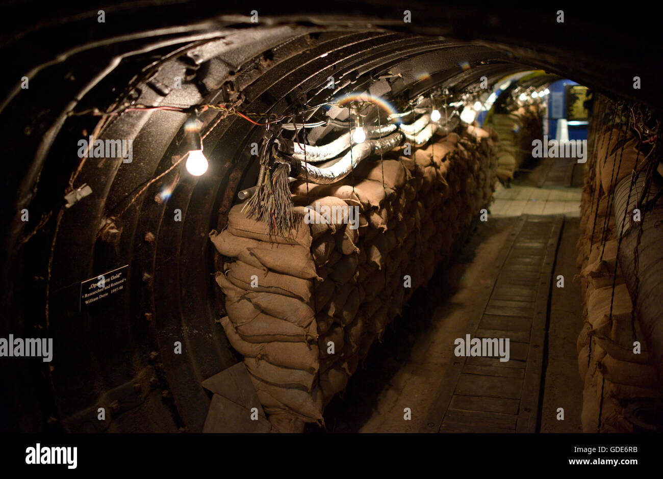 Berlin, Germany. 14th July, 2016. The so-called 'Operation Gold Tunnel ...