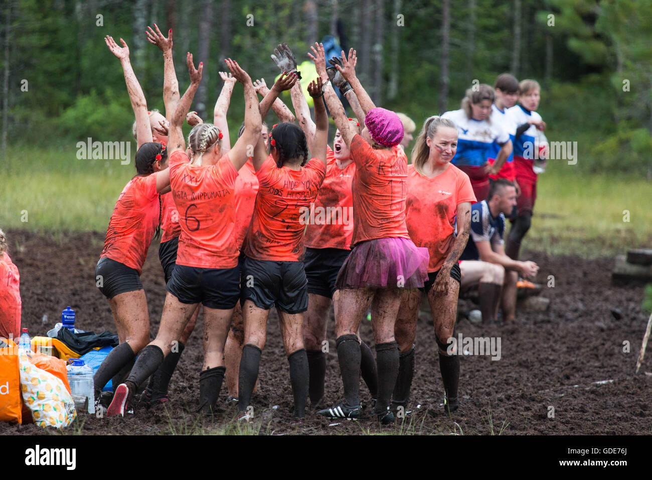 Hyrynsalmi, Finland, July 16 2016. The Swamp Soccer World Championship ...