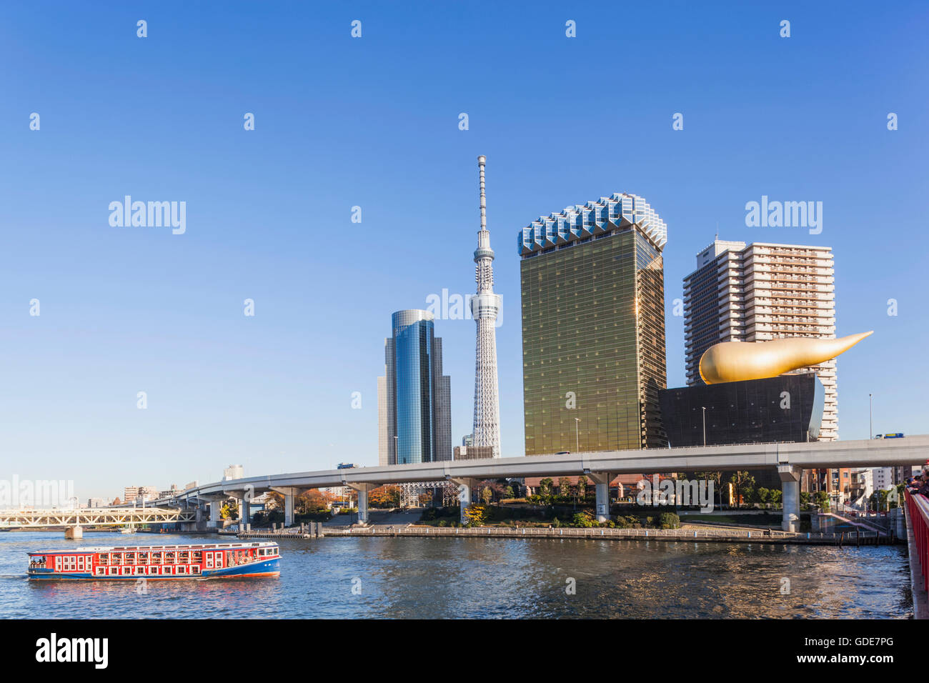 Japan,Honshu,Tokyo,Asakusa,Sumida River and Sky Tree Stock Photo - Alamy