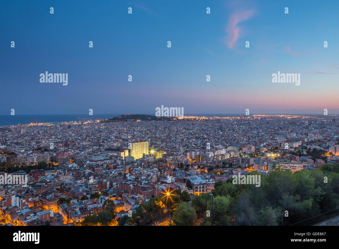 Barcelona Spain Skyline High Resolution Stock Photography and Images ...