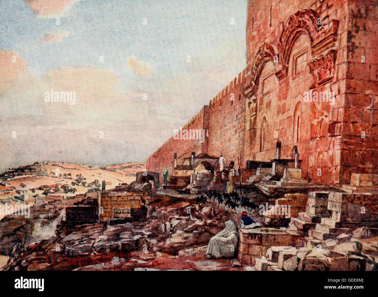 Jerusalem exterior golden beautiful gate hi-res stock photography and ...