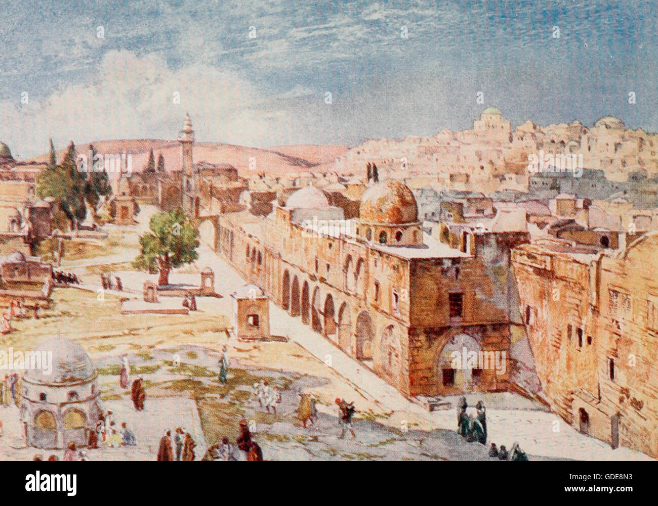 Temple jerusalem drawing hi-res stock photography and images - Alamy