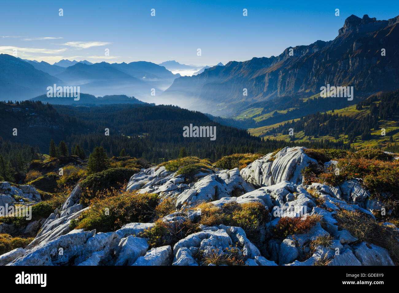 Karstland,Karst country,in the Pragelpass,Switzerland Stock Photo - Alamy