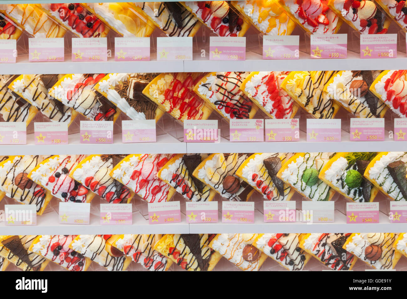 Crepes display hi-res stock photography and images - Alamy