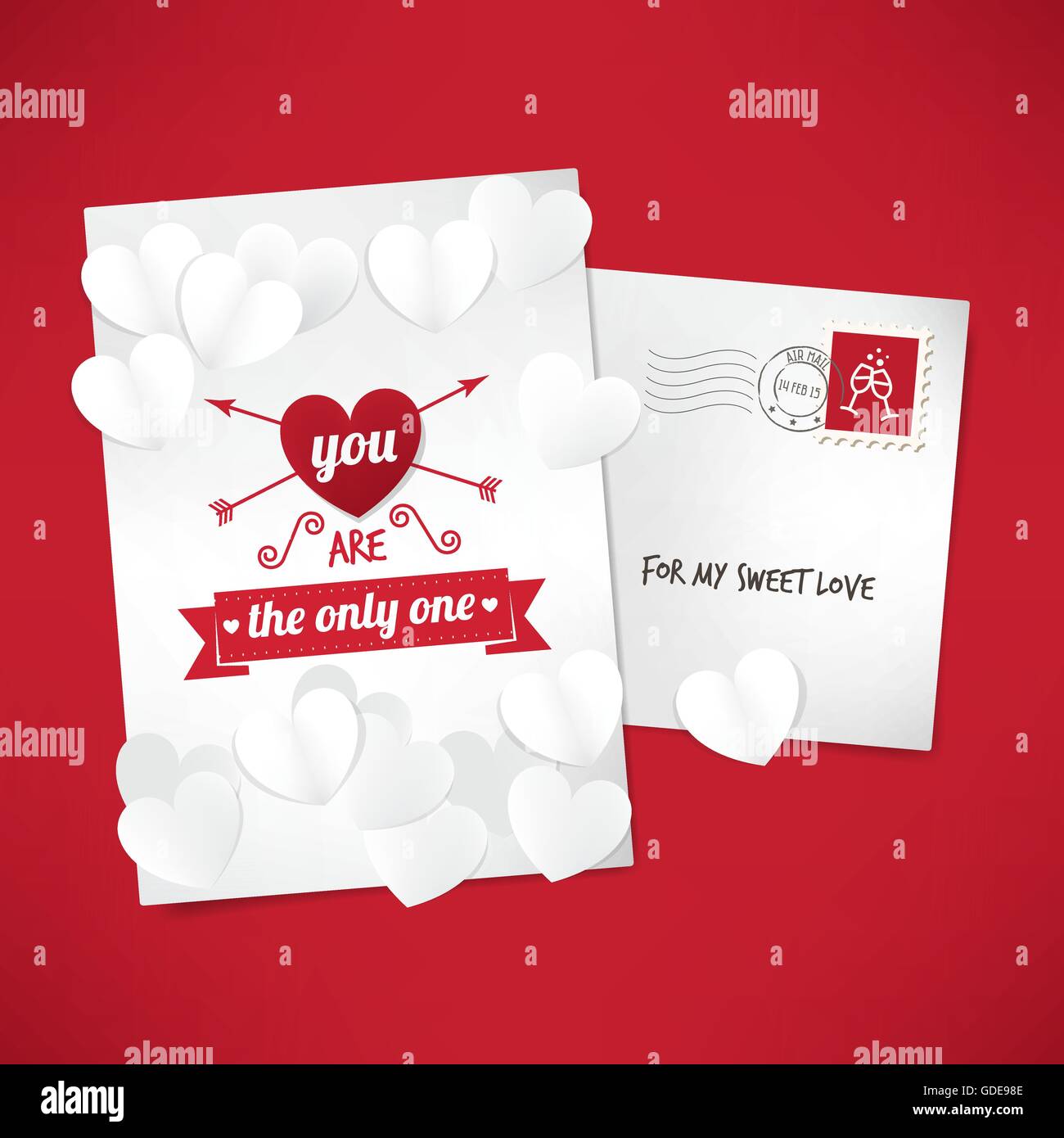 Letter one Stock Vector Images - Alamy