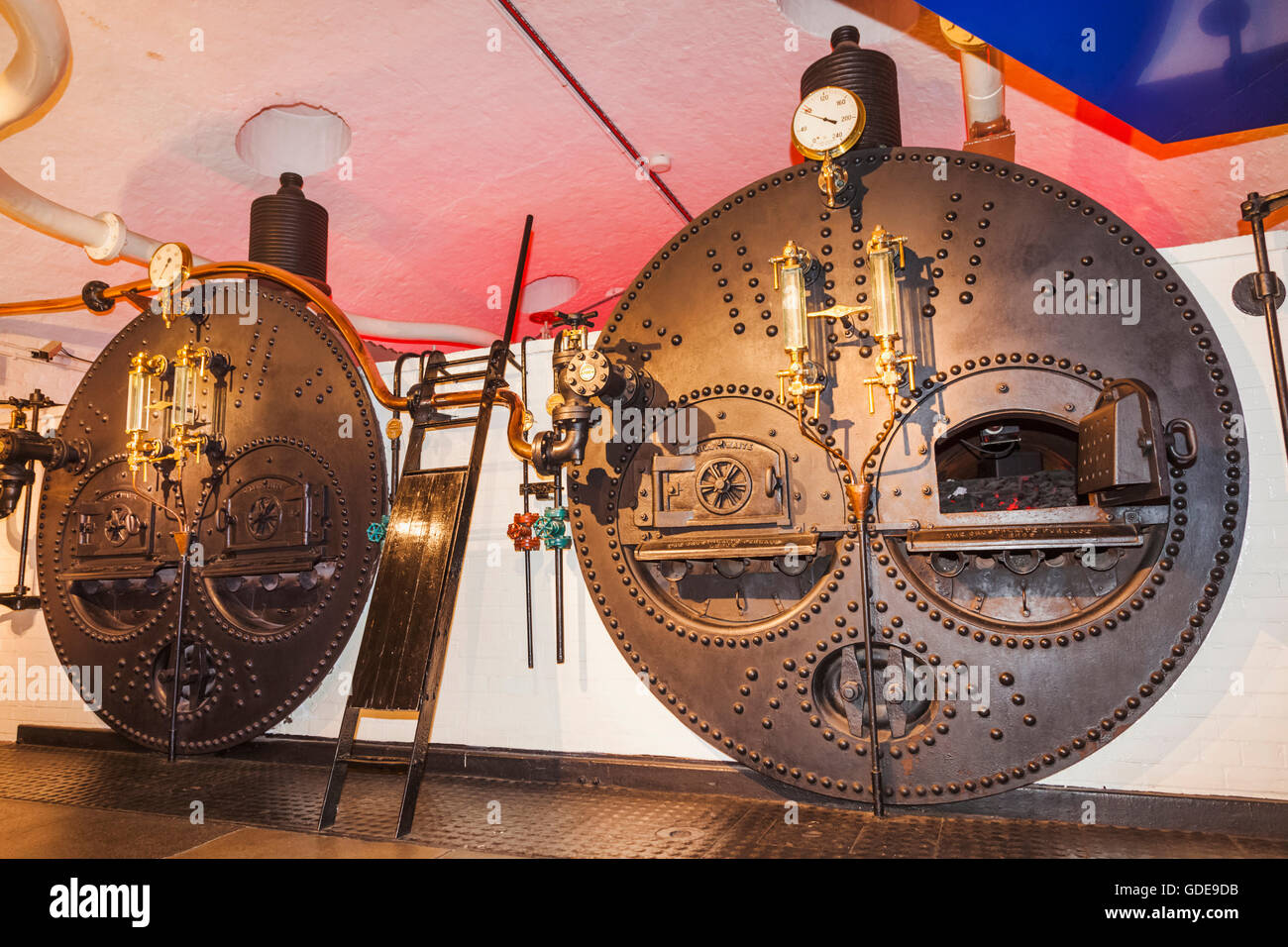 England,London,Tower Bridge,The Engine Room,Boilers Stock Photo - Alamy