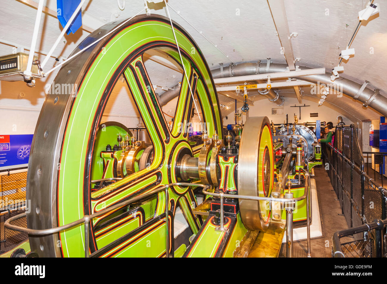 England london tower bridge engine room steam pumping hi-res stock ...