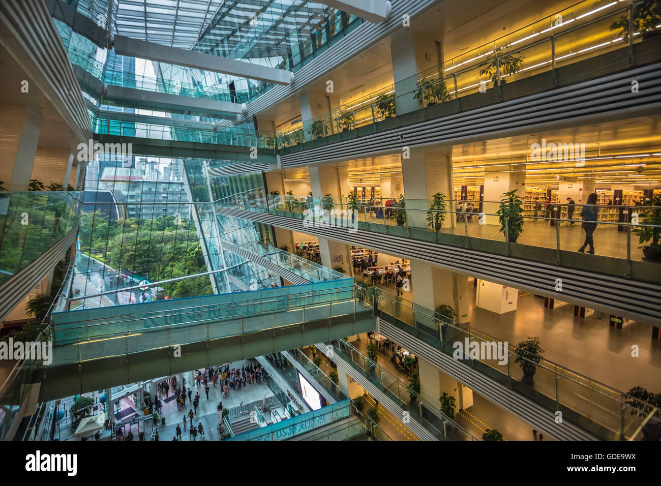 China library interior hi-res stock photography and images - Alamy