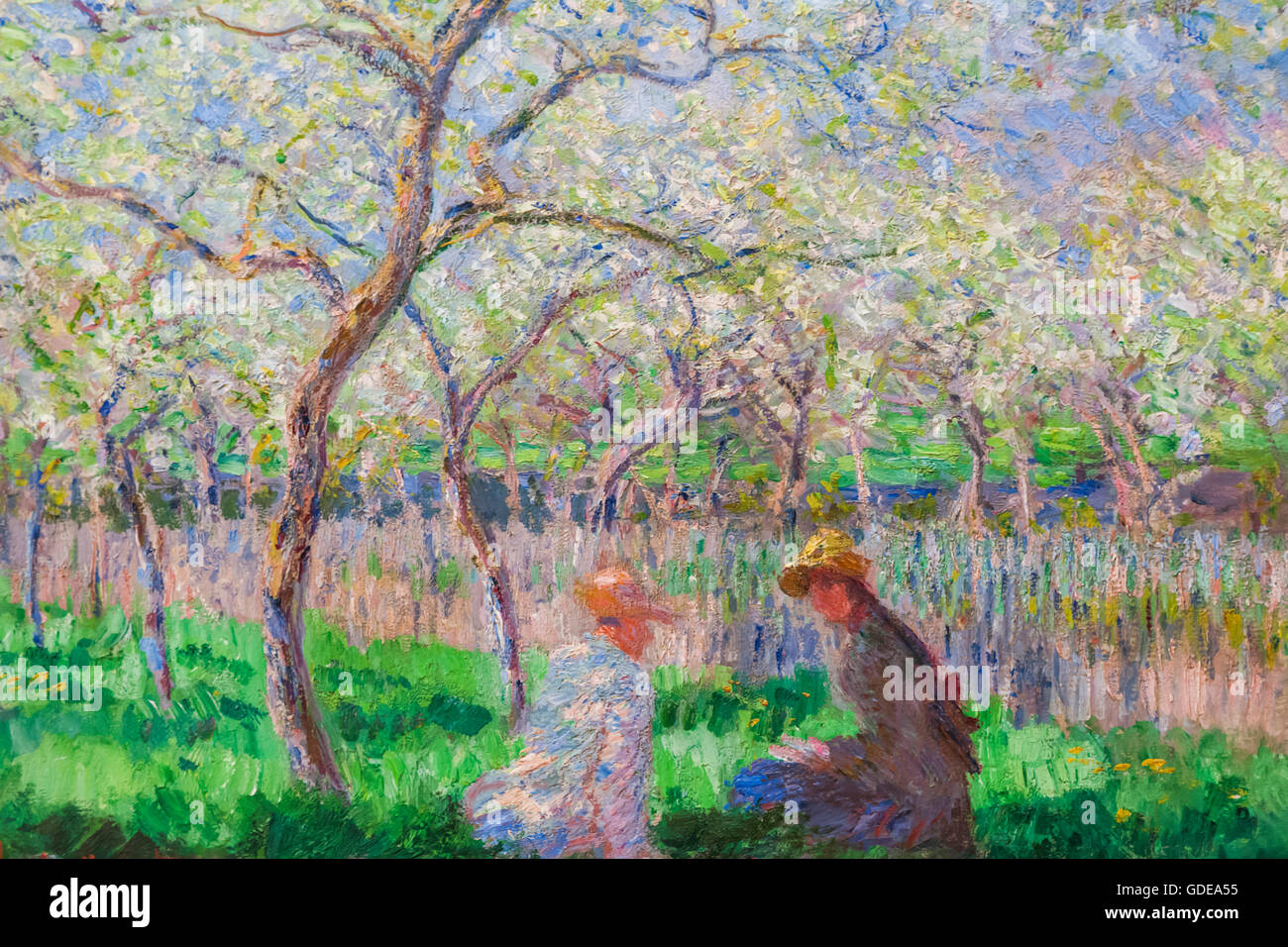 Claude monet painting spring hi-res stock photography and images - Alamy