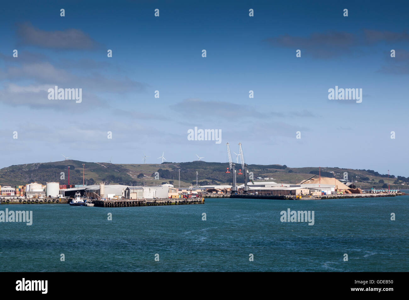 The port of Bluff, New Zealand Stock Photo - Alamy
