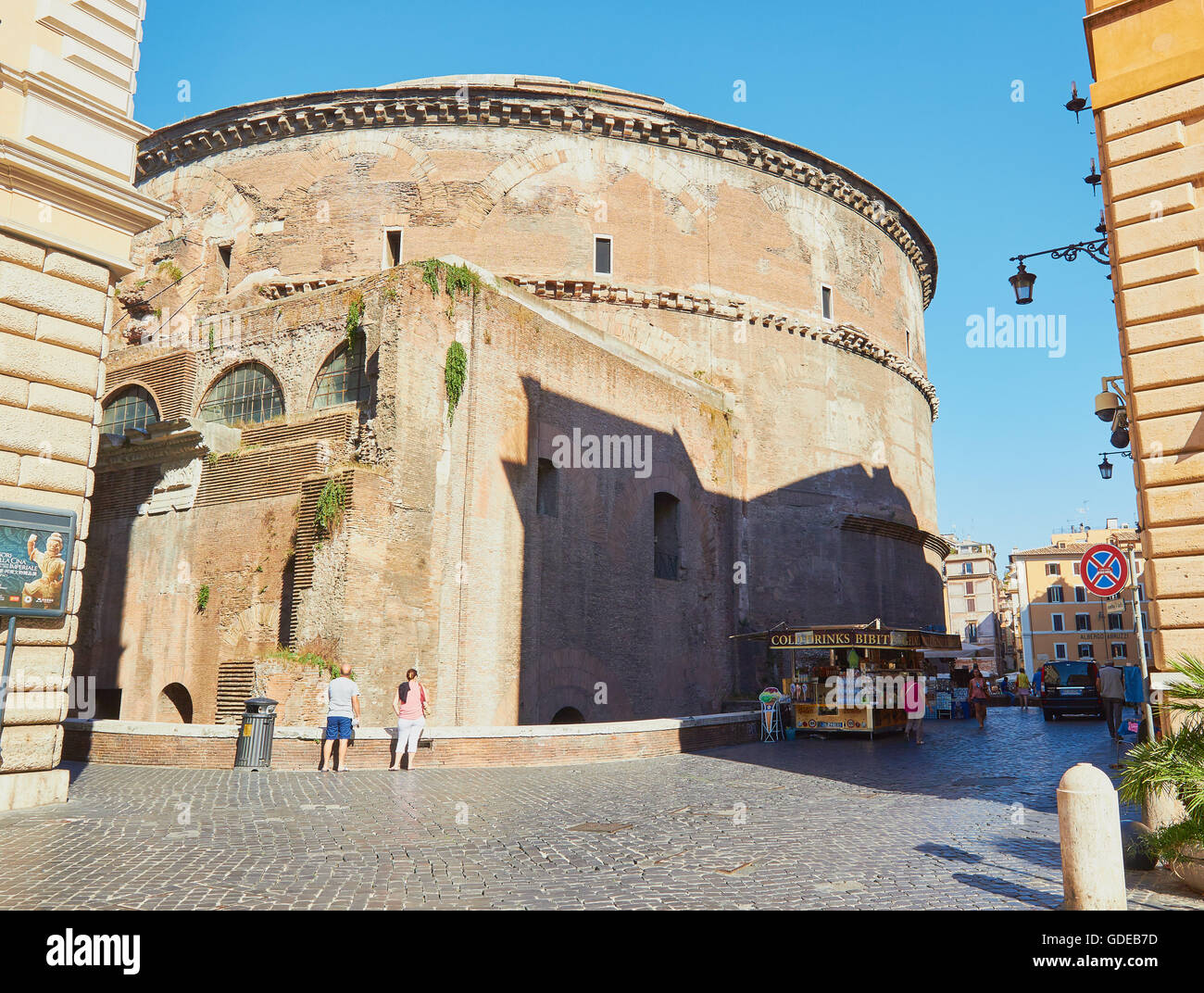The Pantheon Piazza della Rotonda, Rome Lazio Italy Europe Stock Photo ...