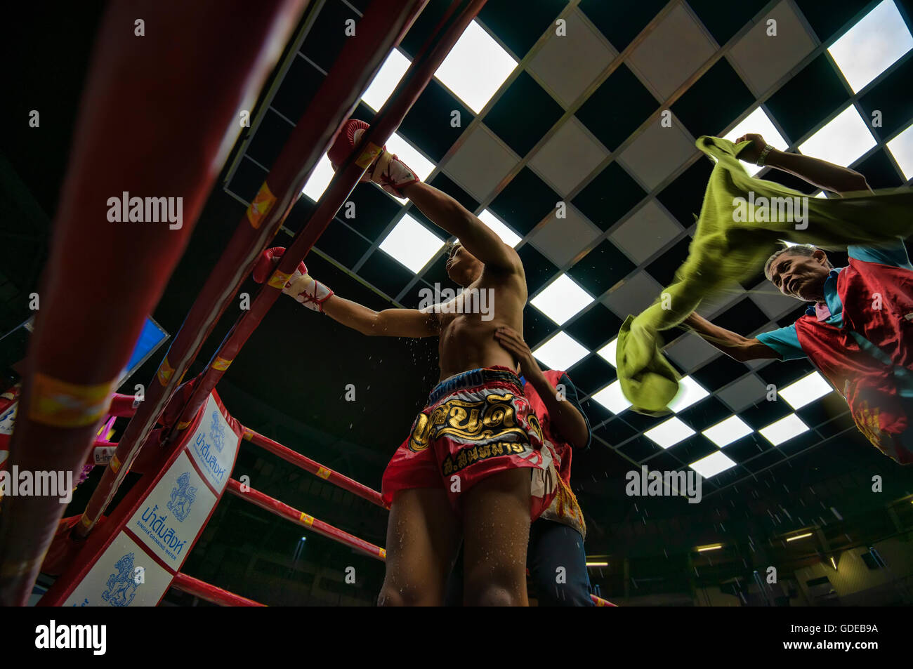 Thai boxing, Bangkok, Thailand Stock Photo - Alamy