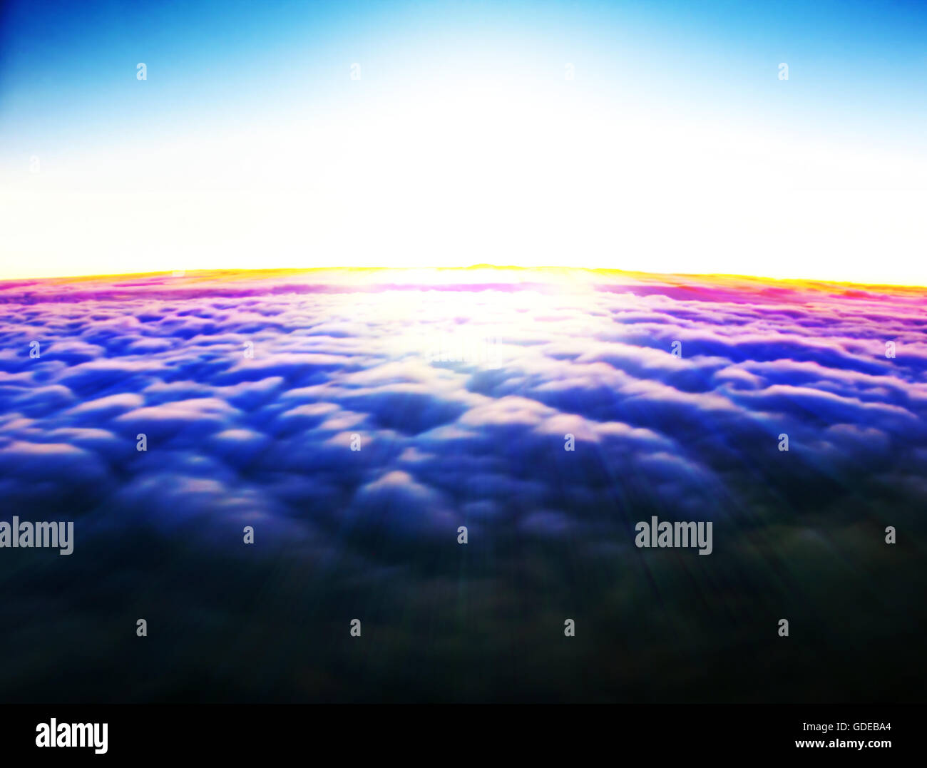Rise of sun above horizon hi-res stock photography and images - Alamy